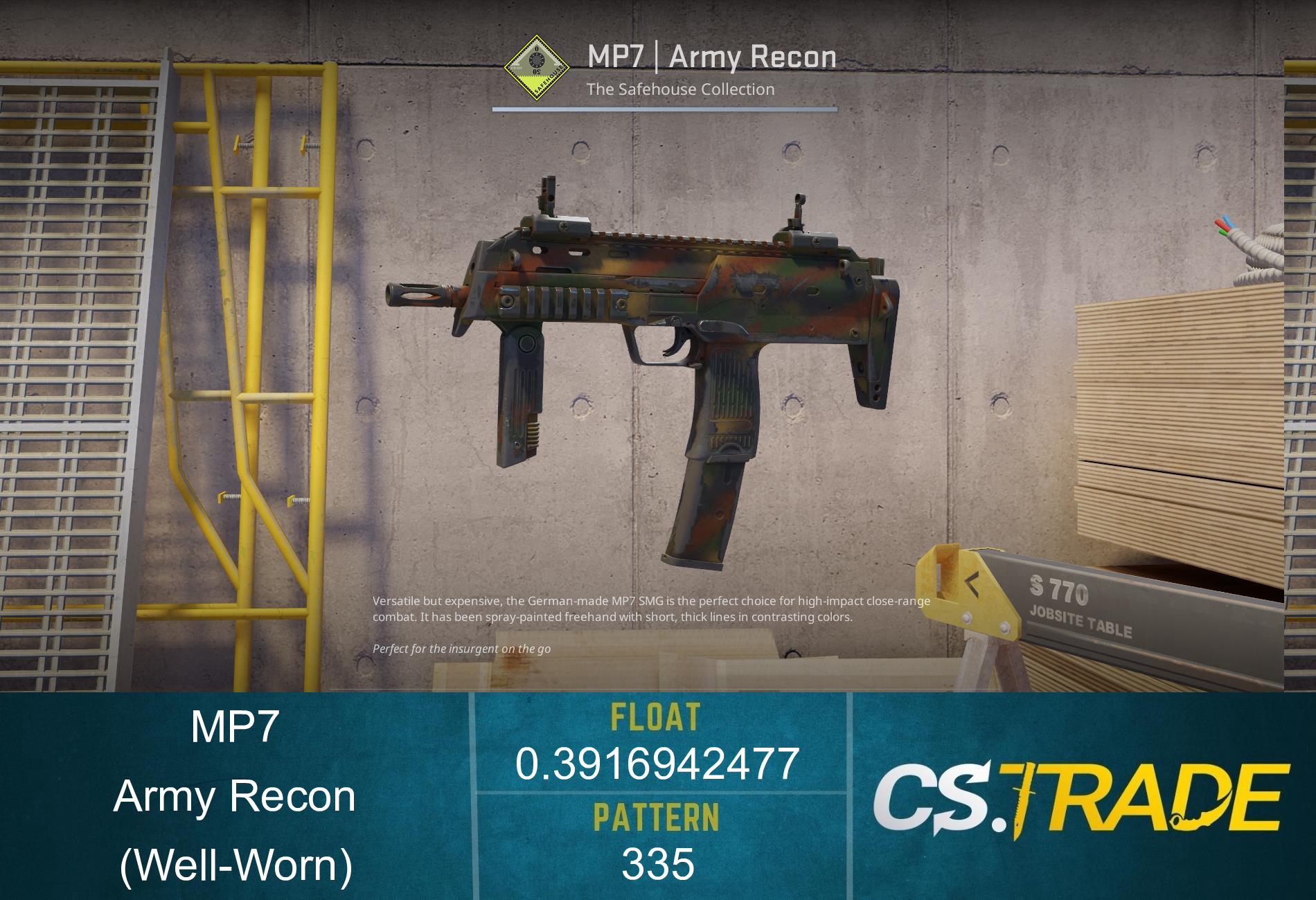 MP7 | Army Recon CS:GO & CS2 Skin - CS.TRADE Wiki