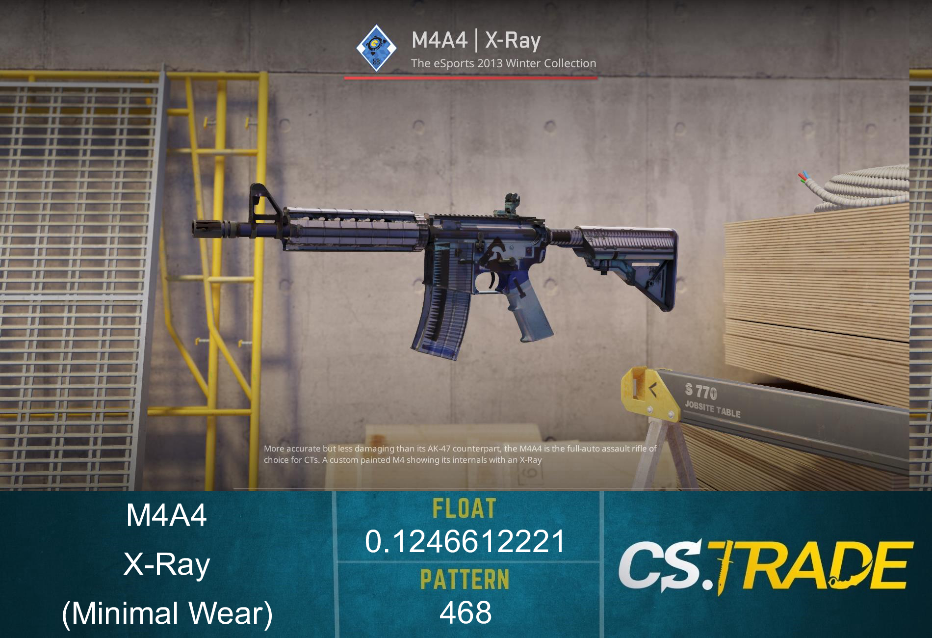 M4A4 | X-Ray CS:GO & CS2 Skin - CS.TRADE Wiki