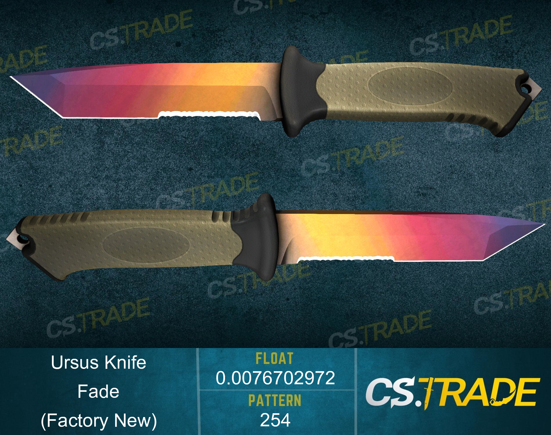 Ursus Knife | Fade ⭐️ CS2 Skin