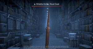 Stiletto Knife | Rust Coat ⭐️ CS2 Skin