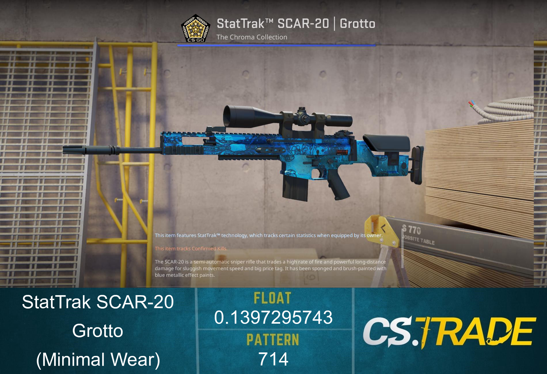 SCAR-20 | Grotto ⭐️ CS2 Skin