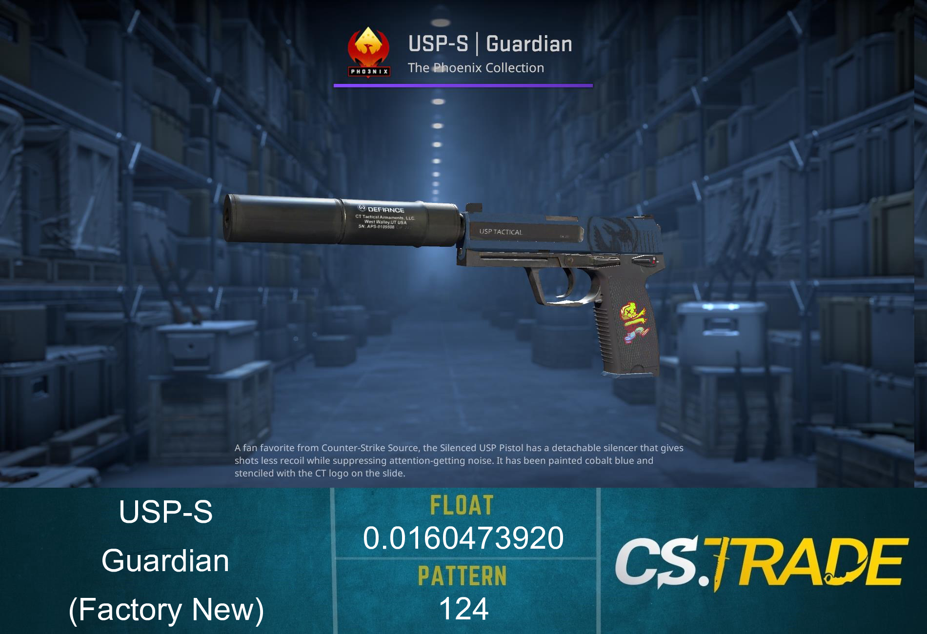 USP-S | Guardian ⭐️ CS2 Skin